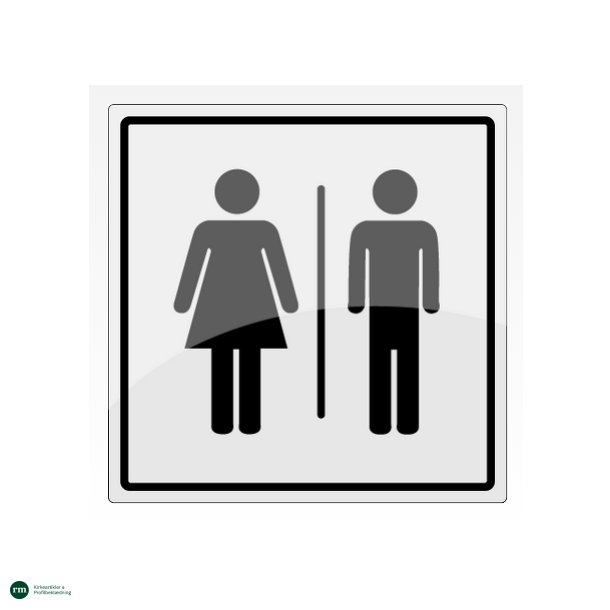 Toiletskilte & infoskilt – herre, dame & handicap – RM Kirkeartikler