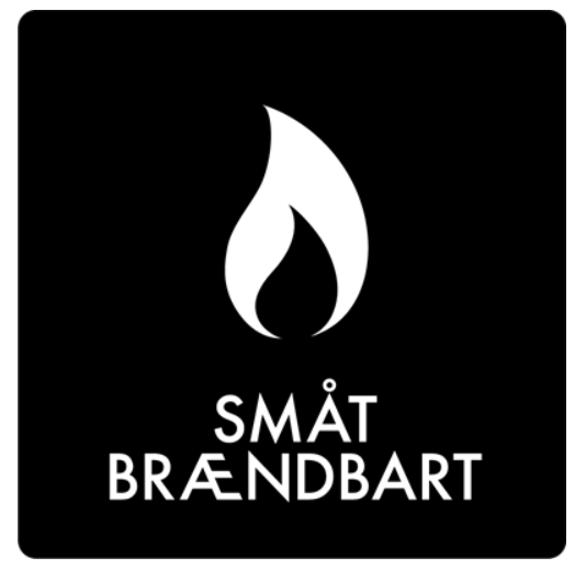 Piktogram - Småt brændbart, selvklæbende vinyl – RM Kirkeartikler